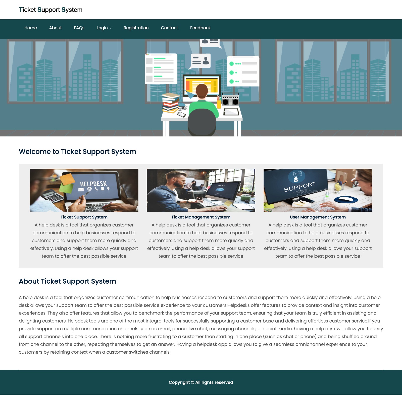 Java Spring Boot Mvc Ticket Support System Free Source Code Documentation 1305